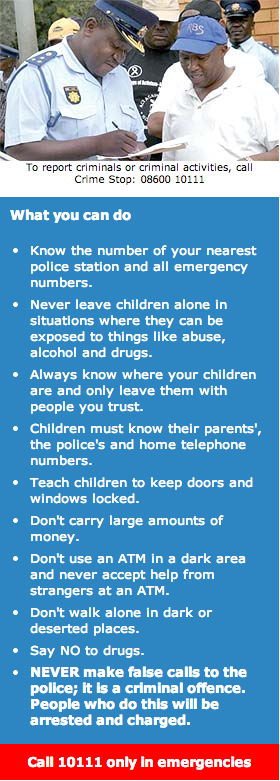 The police need your help: ACT! Agains crime together | Vuk'uzenzele The police need your help: ACT! Agains crime together | Vuk'uzenzele